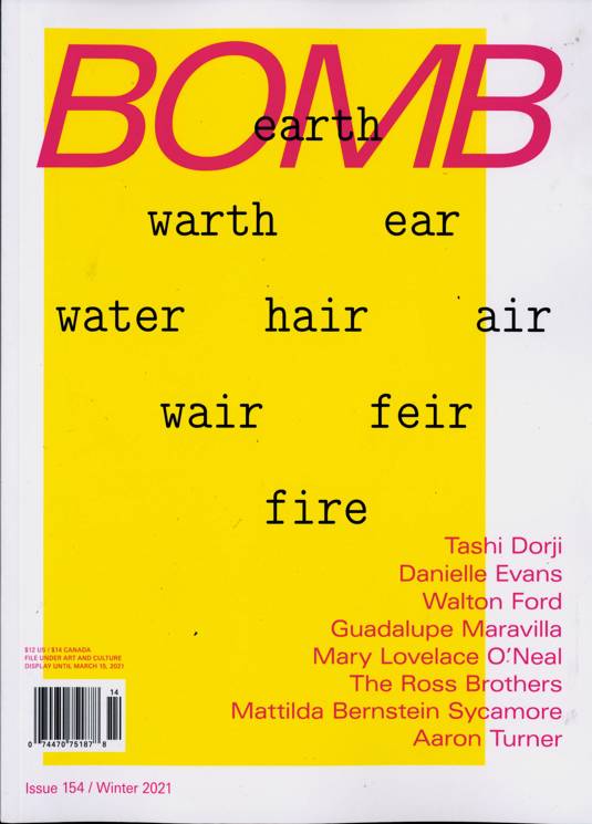Bomb Magazine Subscription | Buy at Newsstand.co.uk | Visual Arts