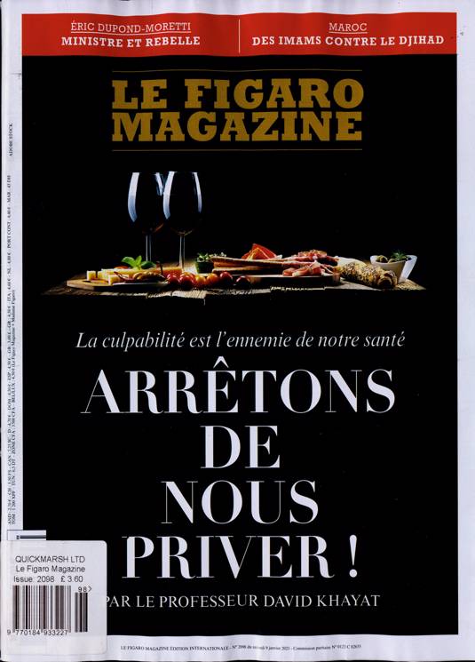 Le Figaro Magazine Subscription | Buy at Newsstand.co.uk | French