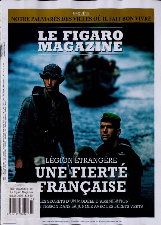 Le Figaro Magazine Subscription | Buy at Newsstand.co.uk | French