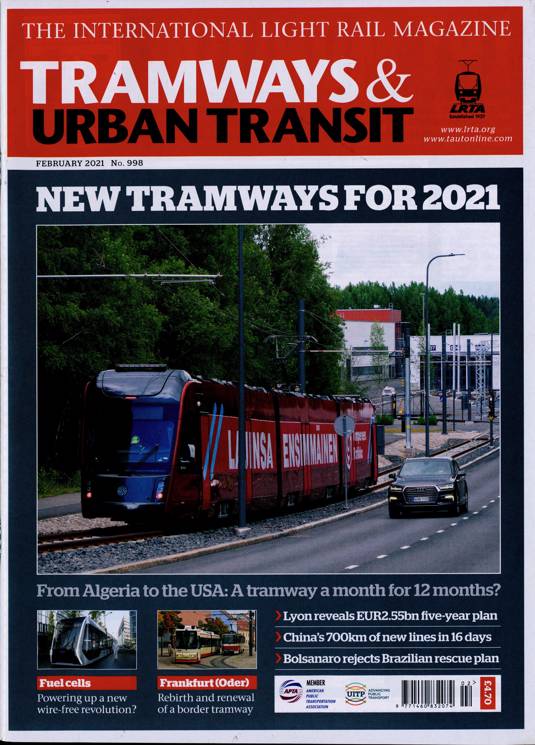Tramways And Urban Transit Magazine Subscription | Buy at Newsstand.co ...