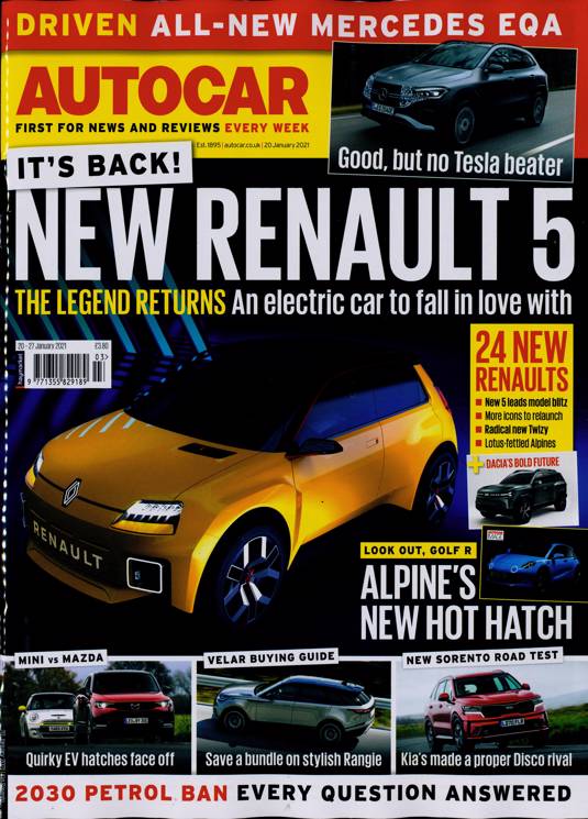 Autocar Magazine Subscription | Buy at Newsstand.co.uk | General Car
