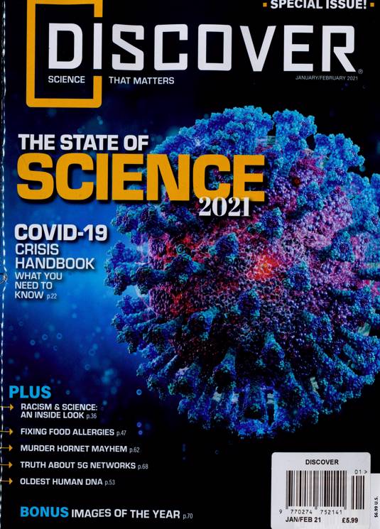 Discover Magazine Subscription | Buy at Newsstand.co.uk | Science