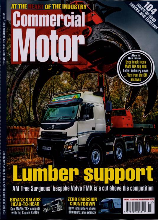 Commercial Motor Magazine Subscription | Buy at Newsstand.co.uk | Trucking