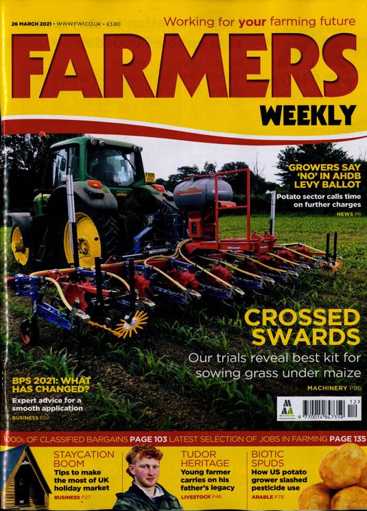 Farmers Weekly Magazine Subscription | Buy at Newsstand.co.uk | Agriculture
