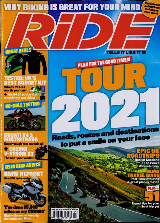Ride Magazine Subscription | Buy at Newsstand.co.uk | Motorcycling