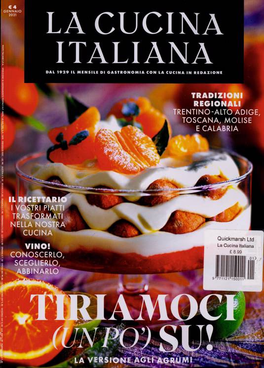 La Cucina Italiana Magazine Subscription | Buy at Newsstand.co.uk | Italian