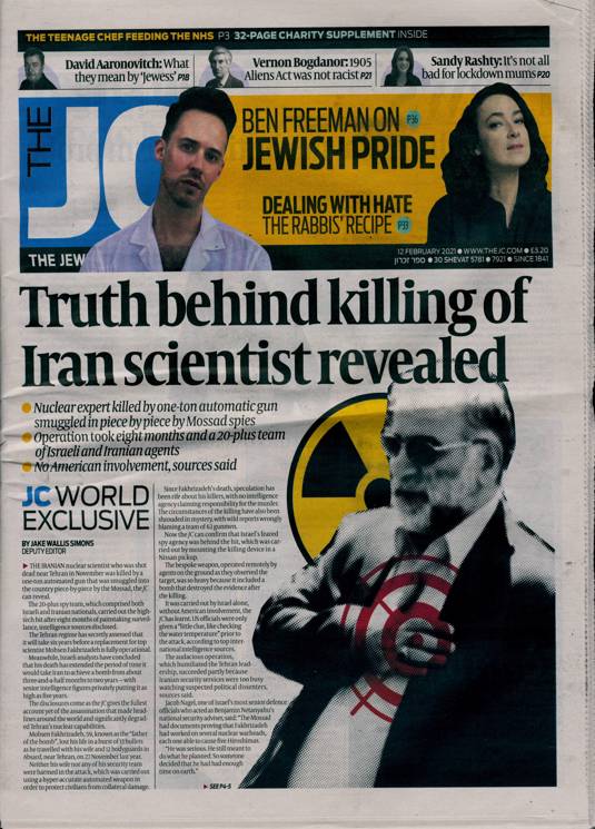 Jewish Chronicle Magazine Subscription | Buy at Newsstand.co.uk | Religion