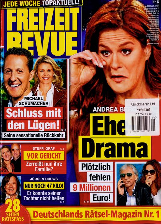 Freizeit Revue Magazine Subscription | Buy at Newsstand.co.uk | German