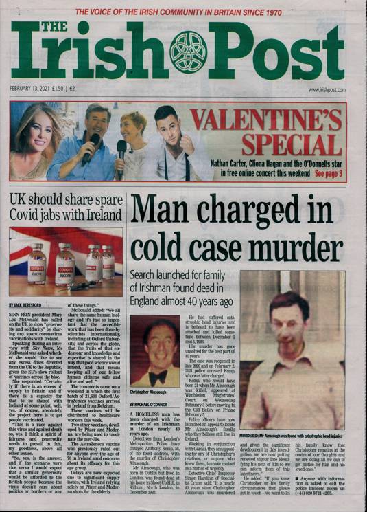 Irish Post Magazine Subscription | Buy at Newsstand.co.uk | Other Overseas