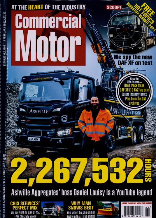 Commercial Motor Magazine Subscription | Buy at Newsstand.co.uk | Trucking