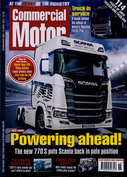 Commercial Motor Magazine Subscription | Buy at Newsstand.co.uk | Trucking