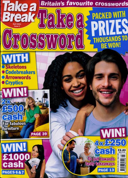 Take A Crossword Magazine Subscription | Buy at Newsstand.co.uk | Crossword