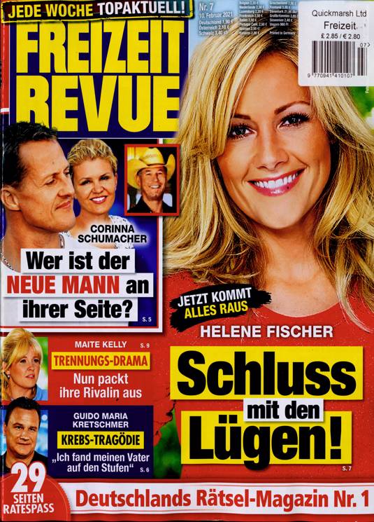 Freizeit Revue Magazine Subscription | Buy at Newsstand.co.uk | German