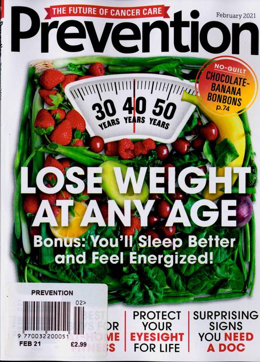 Prevention Magazine Subscription | Buy at Newsstand.co.uk | General Women's