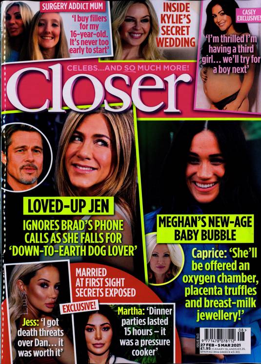 Closer Magazine Subscription | Buy at Newsstand.co.uk | Women's Weekly