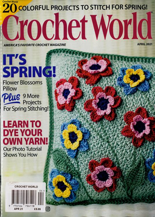 Crochet World Magazine Subscription | Buy at Newsstand.co.uk | Knitting ...