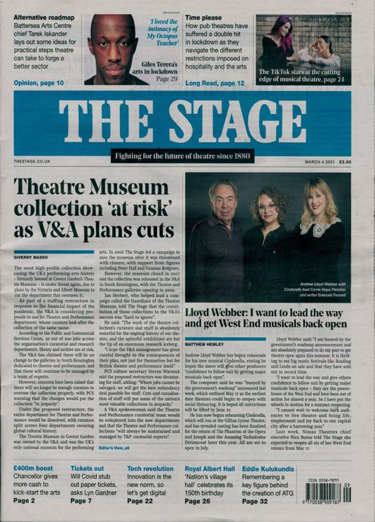 Stage Magazine Subscription | Buy at Newsstand.co.uk | Theatre & Dance