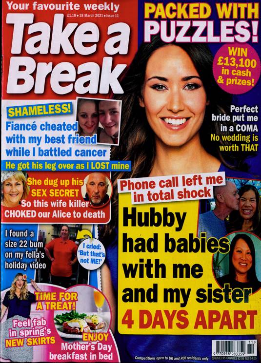 Take A Break Magazine Subscription | Buy at Newsstand.co.uk | Women's ...