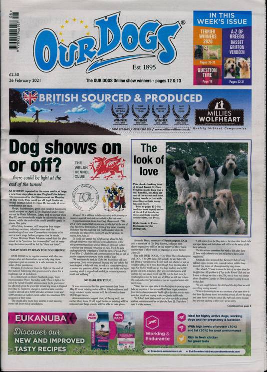 Our Dogs Magazine Subscription | Buy at Newsstand.co.uk | Dogs