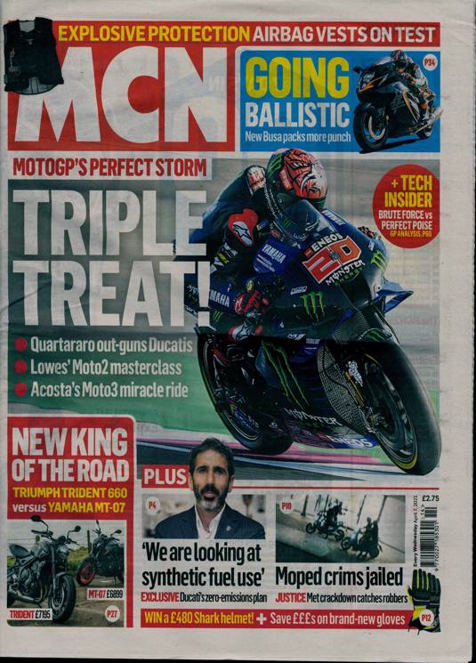 Motorcycle News Magazine Subscription | Buy at Newsstand.co.uk ...