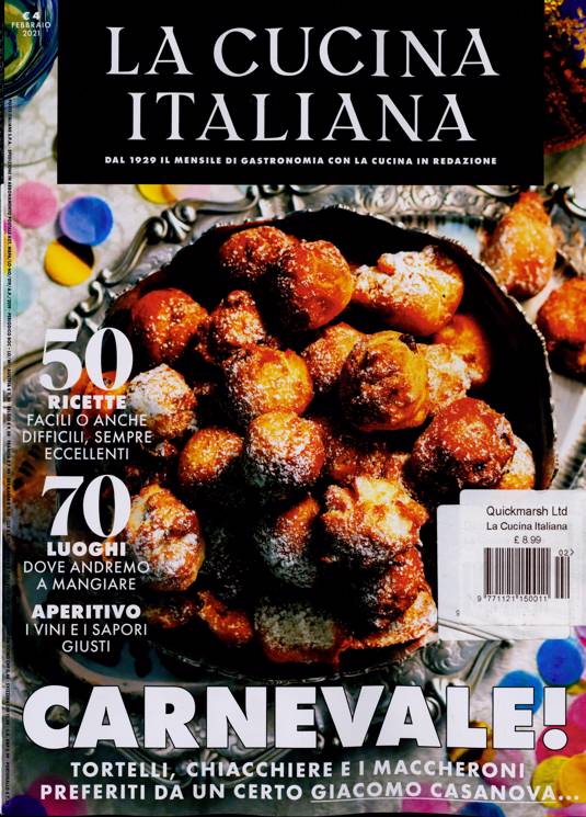 La Cucina Italiana Magazine Subscription | Buy at Newsstand.co.uk | Italian
