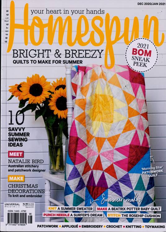 Homespun Magazine Subscription | Buy at Newsstand.co.uk | Home Crafts
