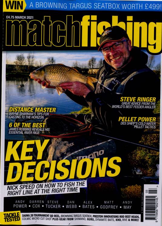 Match Fishing Magazine Subscription | Buy at Newsstand.co.uk | Coarse ...