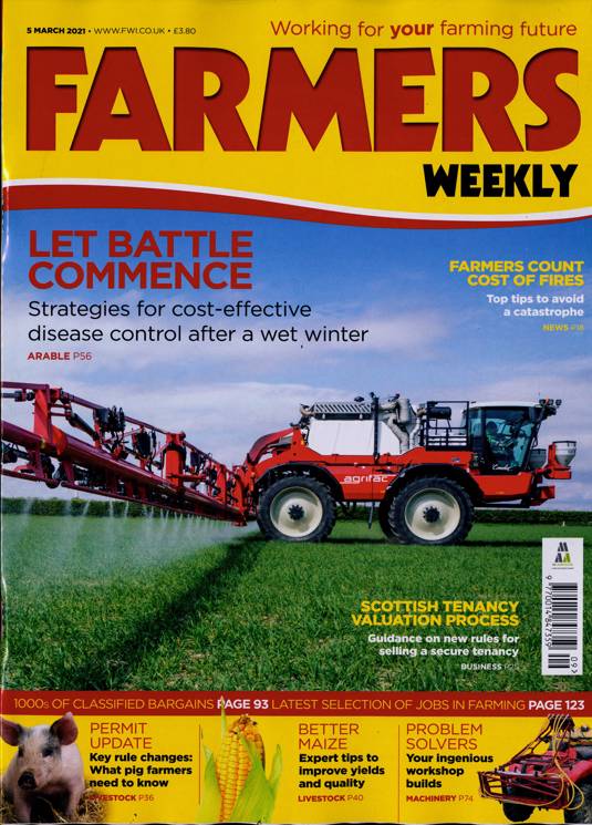 Farmers Weekly Magazine Subscription | Buy at Newsstand.co.uk | Agriculture