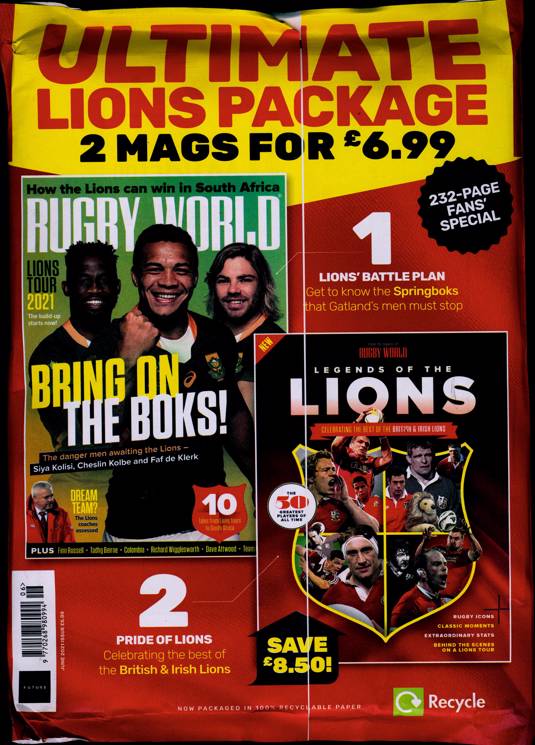 Rugby World Magazine Subscription | Buy at Newsstand.co.uk | Rugby