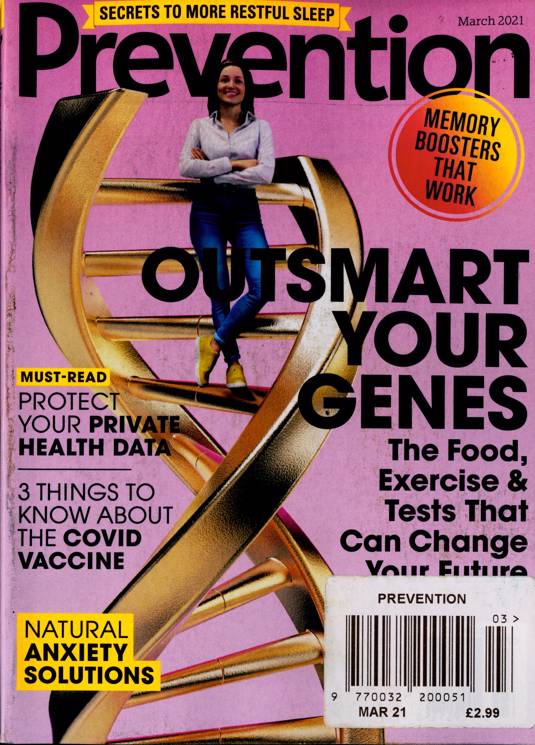 Prevention Magazine Subscription | Buy at Newsstand.co.uk | General Women's
