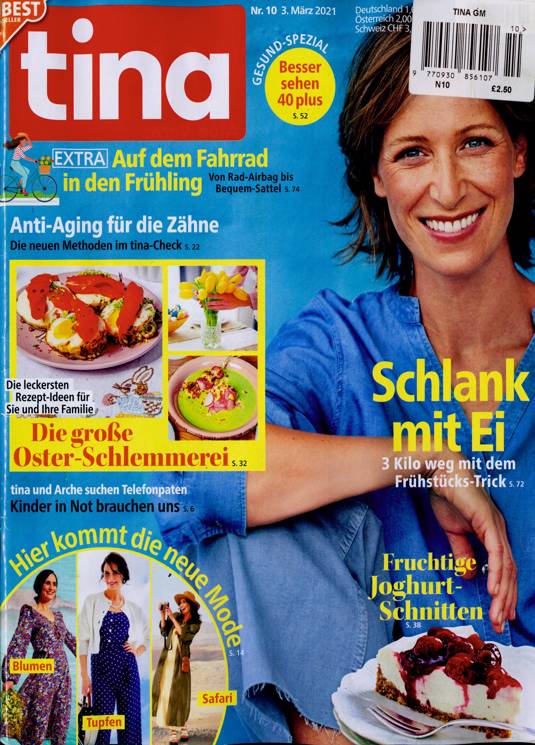 Tina Magazine Subscription | Buy at Newsstand.co.uk | German
