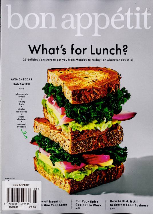 Bon Appetit Magazine Subscription | Buy at Newsstand.co.uk | Cooking & Food