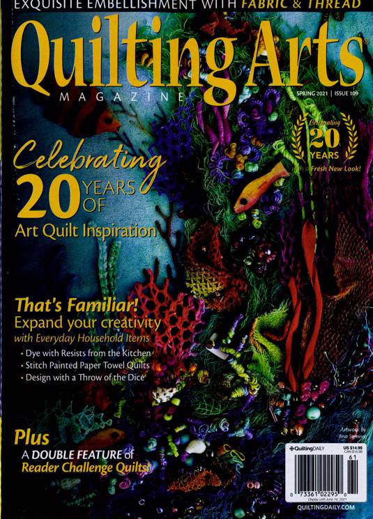 Quilting Arts Magazine Subscription | Buy at Newsstand.co.uk | Quilting