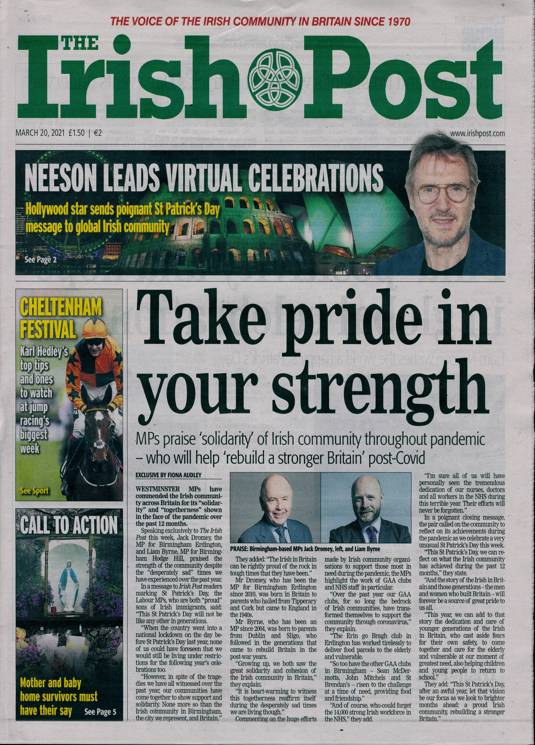 Irish Post Magazine Subscription | Buy at Newsstand.co.uk | Other Overseas