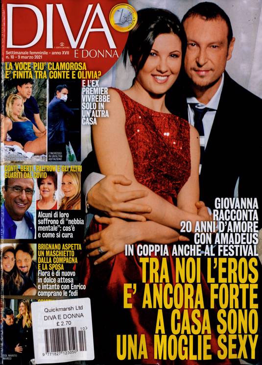 Diva E Donna Magazine Subscription | Buy at Newsstand.co.uk | Italian