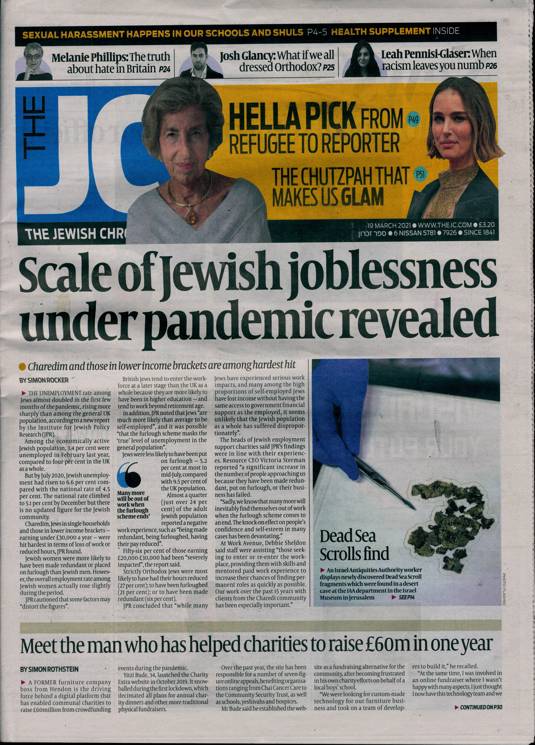 Jewish Chronicle Magazine Subscription | Buy at Newsstand.co.uk | Religion