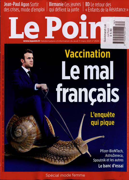 Le Point Magazine Subscription | Buy at Newsstand.co.uk | French