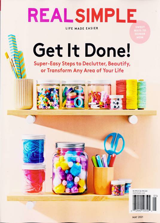 Real Simple Magazine Subscription | Buy at Newsstand.co.uk | Cooking & Food