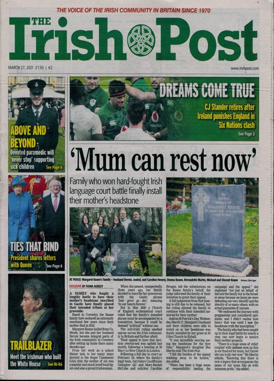 Irish Post Magazine Subscription | Buy at Newsstand.co.uk | Other Overseas