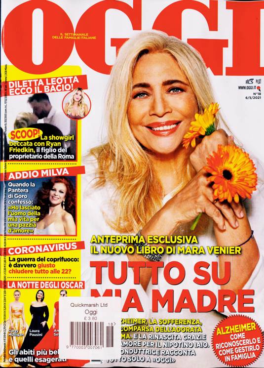 Oggi Magazine Subscription | Buy at Newsstand.co.uk | Italian