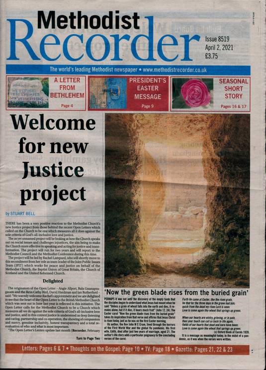 Methodist Recorder Magazine Subscription | Buy at Newsstand.co.uk ...