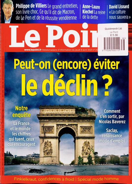 Le Point Magazine Subscription | Buy at Newsstand.co.uk | French