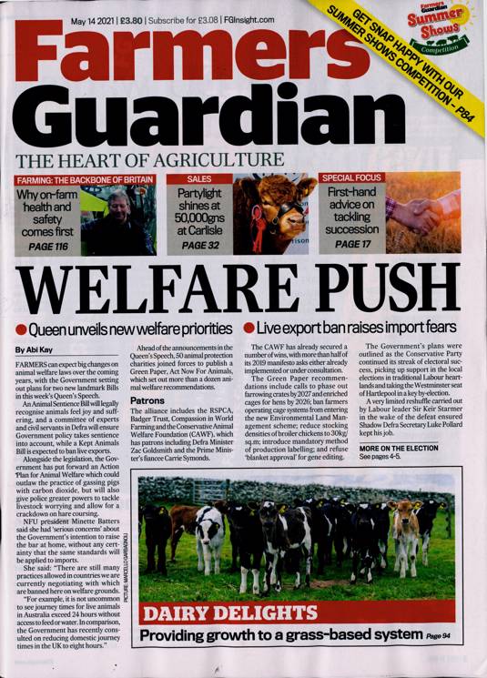 Farmers Guardian Magazine Subscription | Buy at Newsstand.co.uk ...