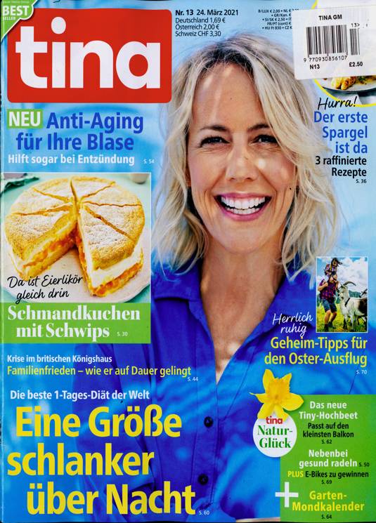 Tina Magazine Subscription | Buy at Newsstand.co.uk | German
