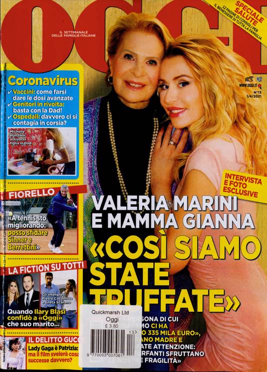 Oggi Magazine Subscription | Buy at Newsstand.co.uk | Italian