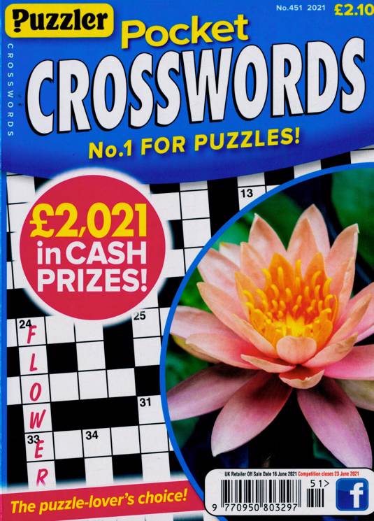 Puzzler Pocket Crosswords Magazine Subscription | Buy at Newsstand.co ...