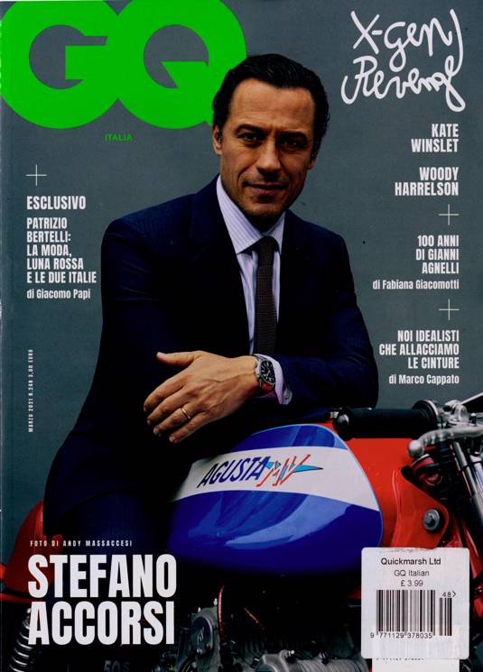 Gq Italian Magazine Subscription | Buy at Newsstand.co.uk | Italian