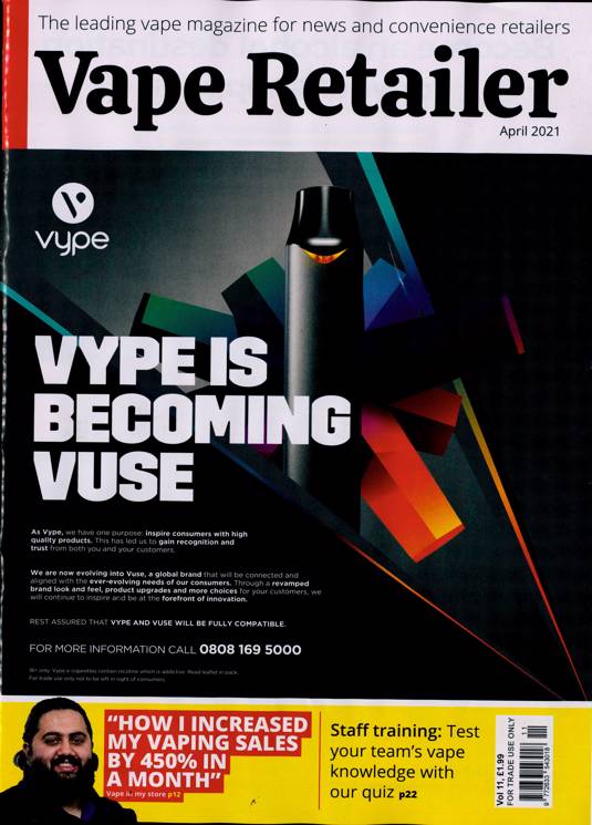 Vape Retailer Magazine Subscription | Buy at Newsstand.co.uk | Other Trade