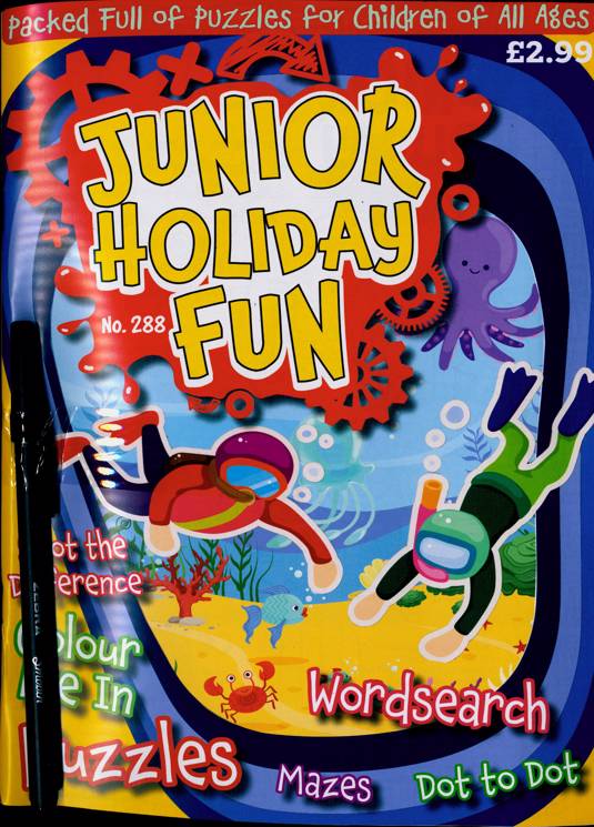 Junior Holiday Fun Magazine Subscription | Buy at Newsstand.co.uk ...