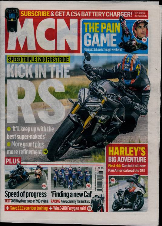 Motorcycle News Magazine Subscription | Buy at Newsstand.co.uk ...